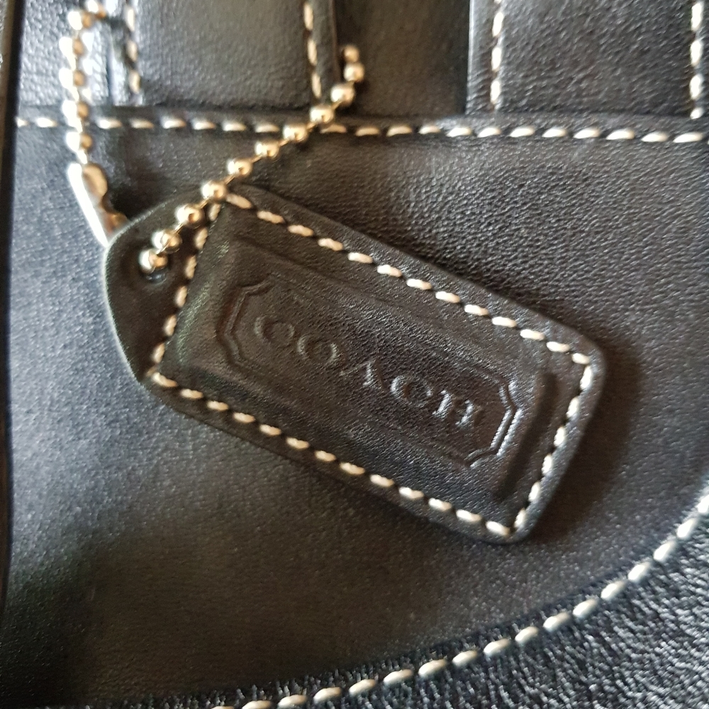 Coach Leather Drawstring Backpack - Gem